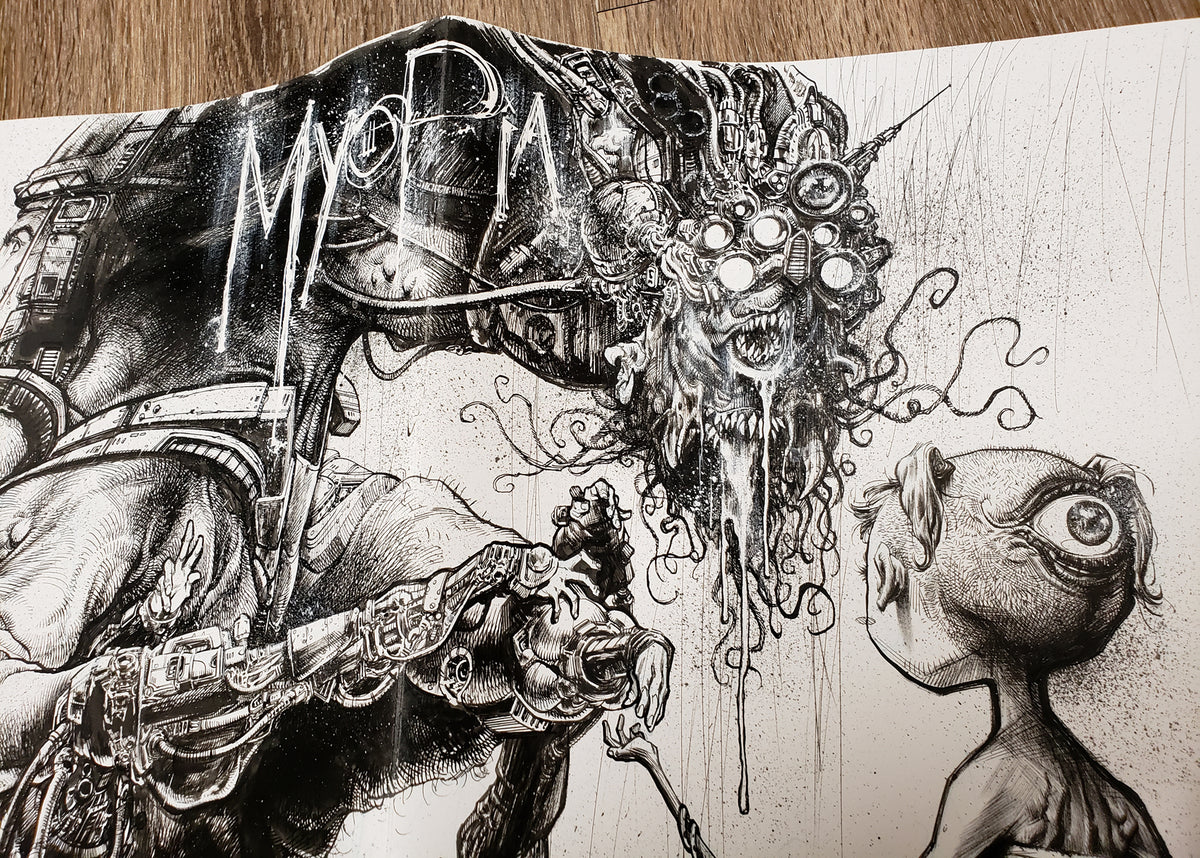 MYOPIA:03 - Original Hand Drawn Sketch Cover 8 of 10 – Way$hak